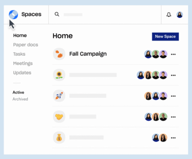 First Look | The New Dropbox Spaces | by Stowe Boyd | GigaOm | Medium