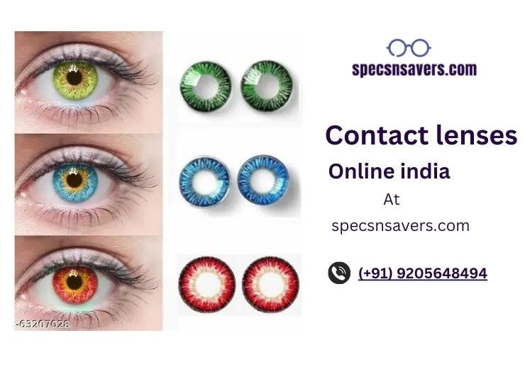 Purchase Contact Lenses Online in India - Specsnsaverssales - Medium