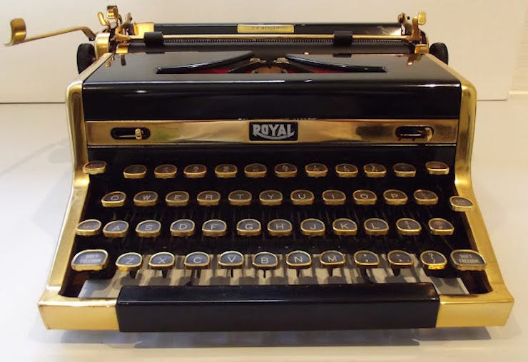 The Truth About Ian Fleming’s Golden Typewriter | by Janice Harayda ...