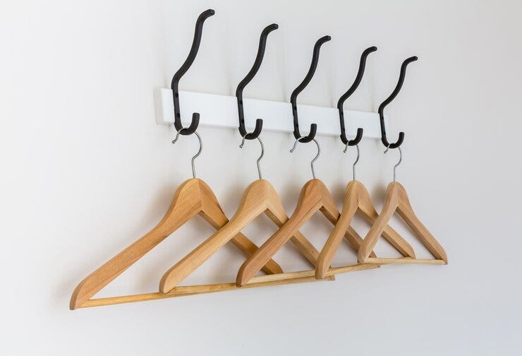 10 Ideas for Decorating with Wooden Hangers | by Hangersworld | Jul ...