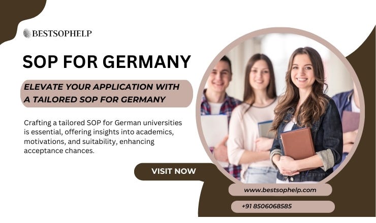 Elevate Your Application With A Tailored Sop For Germany By Assignment Helper Mar 2024 Medium