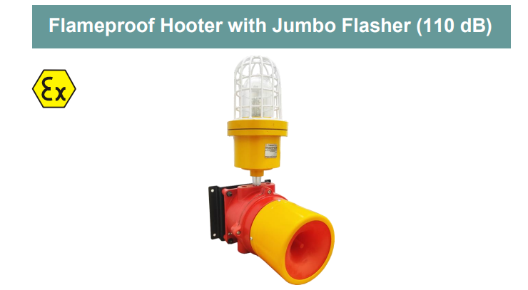 Elevate Safety Standards with Our Flameproof Hooter & Jumbo Flasher ...
