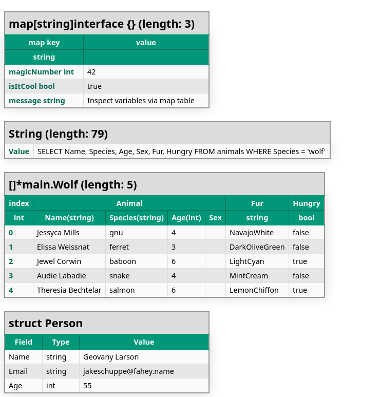 How I Inspect My Structs, Maps, and Slices in a Graphical Way for Debugging | by Anton Oslyak ...
