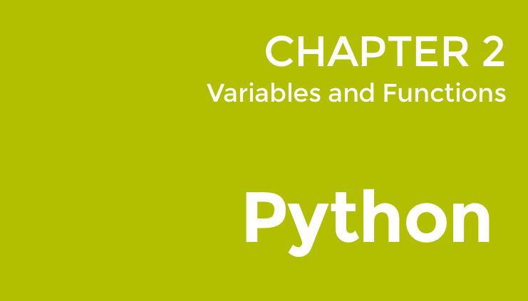 Chapter 2 — Variables and Functions | by Harish V | Right From Basics ...