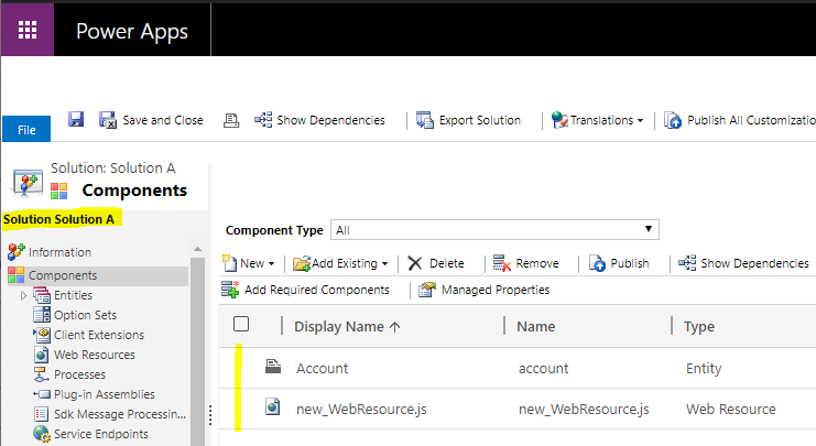 MERGE SOLUTIONS IN DYNAMICS 365 POWER APPS USING SOLUTION COMPONENTS MOVER - The Power Apps ...