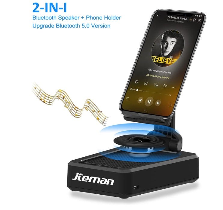review of Wireless Bluetooth Speaker and Anti Slip Base:Elevate Your ...
