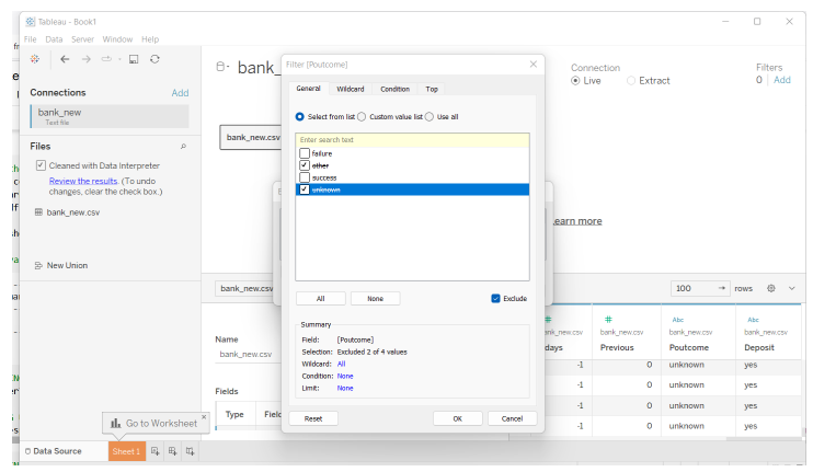 Bank Marketing Data-Tableau simple Data Modelling Example | by aswathy ...