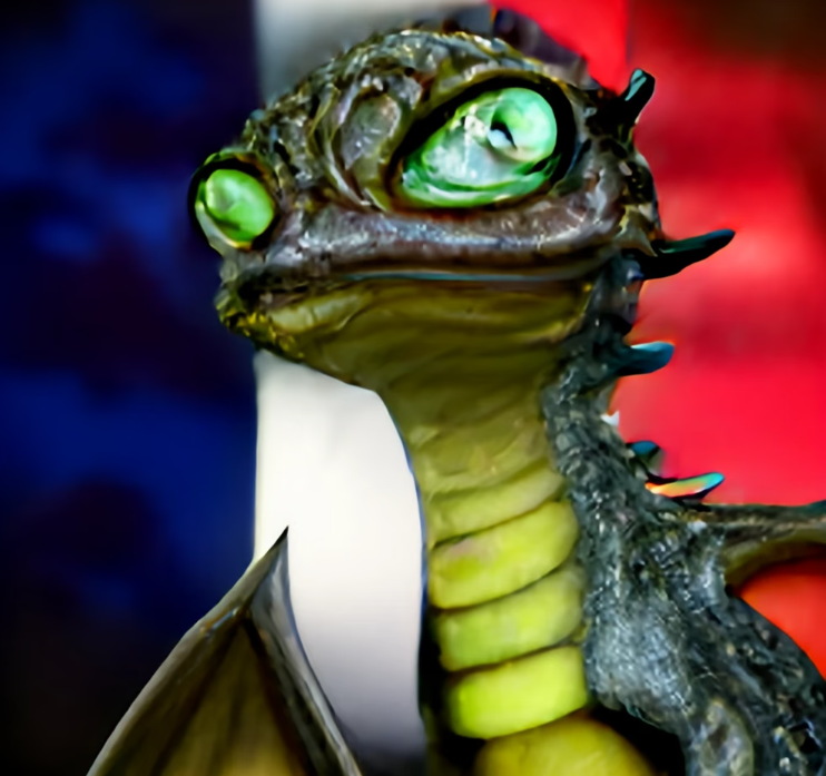 Fufu the crypto dragon baby protector by Antoine Griesman | by ...