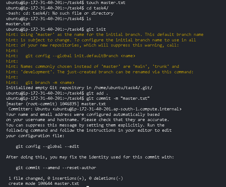 GIT Assignment Part-4. You have been asked to: Put… | by aravind | Medium
