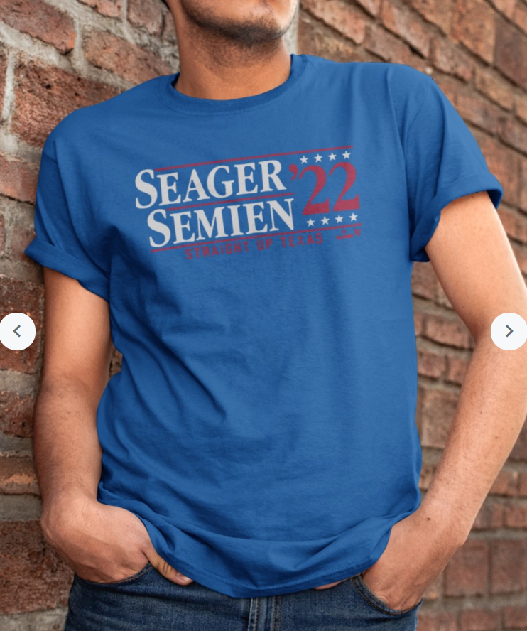 Rangers Seager Semien Shirt - Diwob - Medium