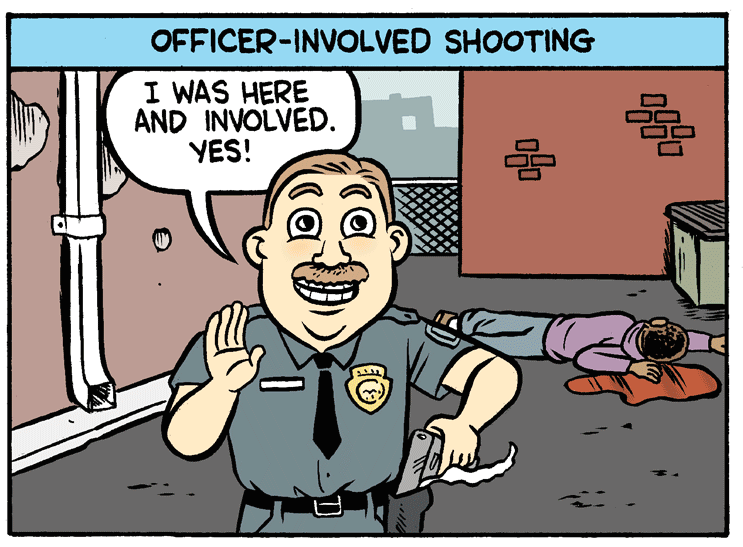 Officer-Involved Comic Commentary - The Nib - Medium