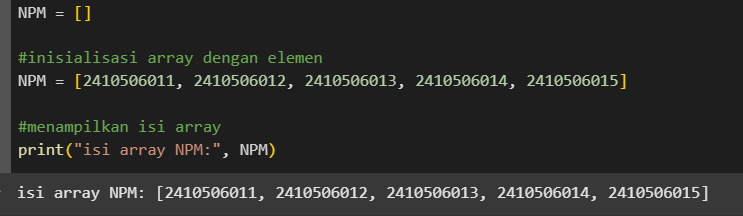 Array. Array merupakan struktur data penting… | by Setiasih | Medium