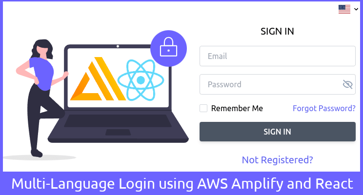 Part 2 — Login With React Aws Amplify Cognito Multi Language By José Augusto Zimmermann