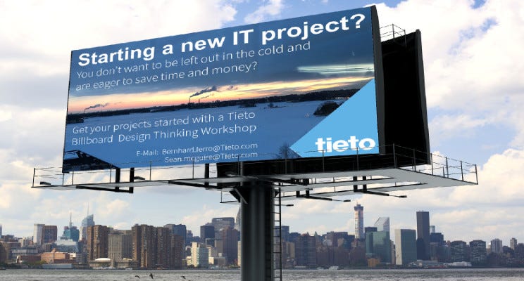 How to run a „Tieto Billboard Design Thinking Workshop“. | by Sean Mc ...