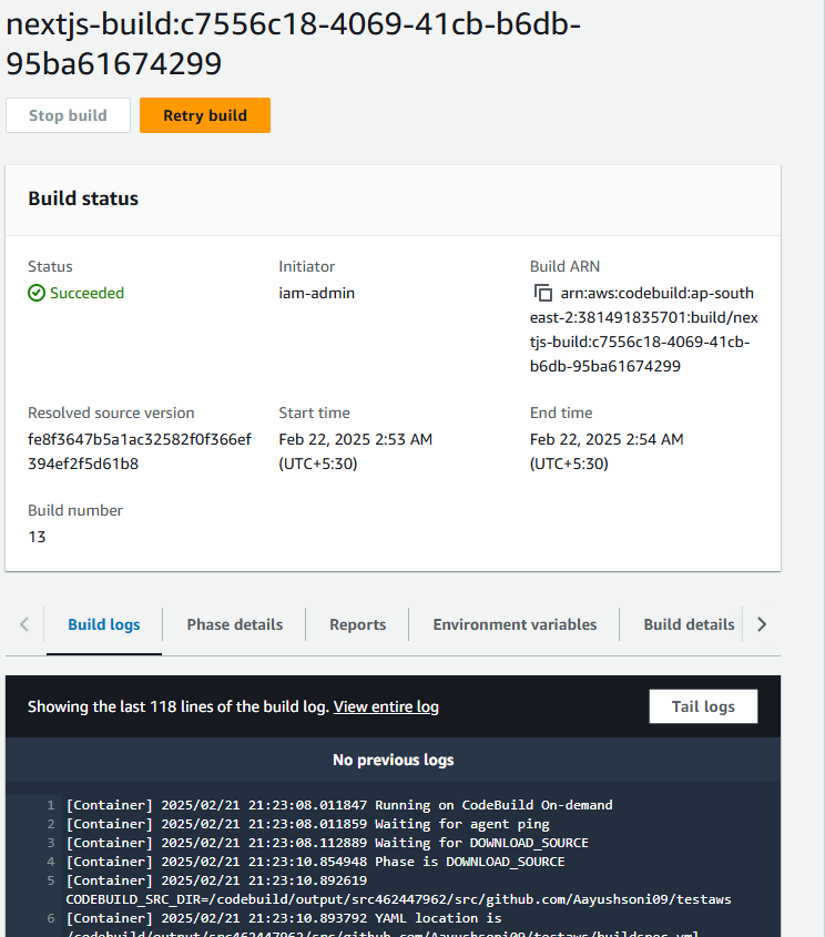 Setting Up a CI/CD Pipeline with AWS CodeArtifact, CodeBuild, and S3 | by Aayush Soni | Medium