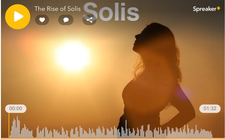 The Rise of Solis. She’ll shine through the curtains | by Gail N ...