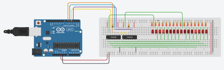 74HC595 Shift Regieter (2) Arduino shiftout function - จิระพงศ์ ศุกกรี ...