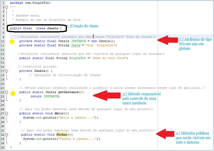 Trabalhando com Singleton - Java. Neste artigo demonstro como podemos… | by LUIS GUSTAVO | Medium