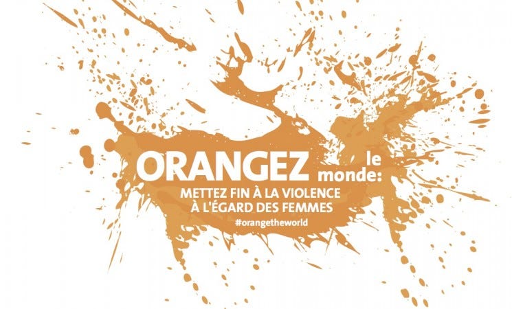 Orange Day en France. 24 novembre 2015 | by ONU Femmes France | ONU ...