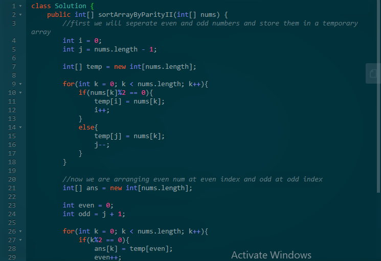 922. Sort Array By Parity II(Solution || Leetcode easy || Java) | by ...