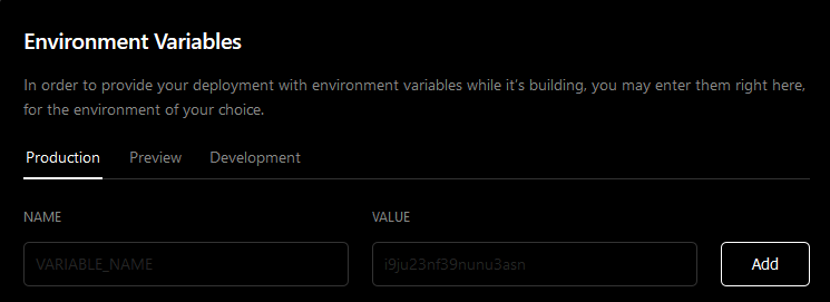 Working with multiple env variables with zeit.co | by owsas | Medium