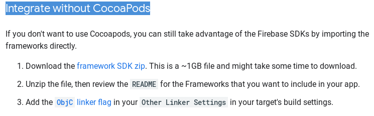Firebase without CocoaPods. A brief post about integrating Firebase… | by Dinys Monvoisin | Medium