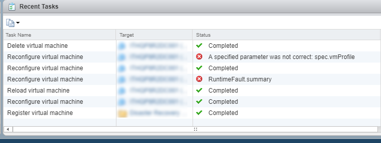 Veeam, vSphere 6.5, Restore job failed Error: A specified parameter was not correct: spec ...