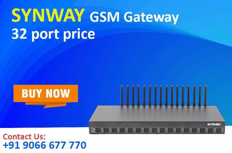 Synway SMG4000 VoIP Gateway is a 32 port GSM Gateway | by Gsmgateway ...