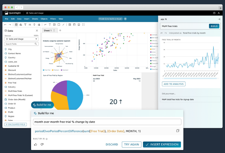 AWS Q in Quicksight — Your Generative BI Assistant | by Andrea Liao ...
