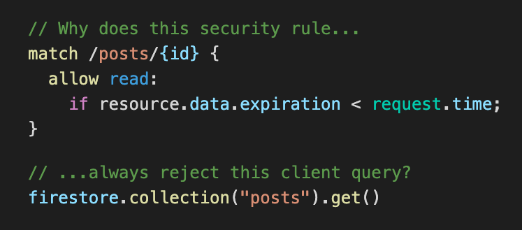What does it mean that “Firestore security rules are not filters”? | by Doug Stevenson ...