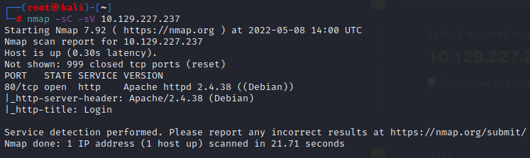 HTB_Appointment machine - nightmare - Medium