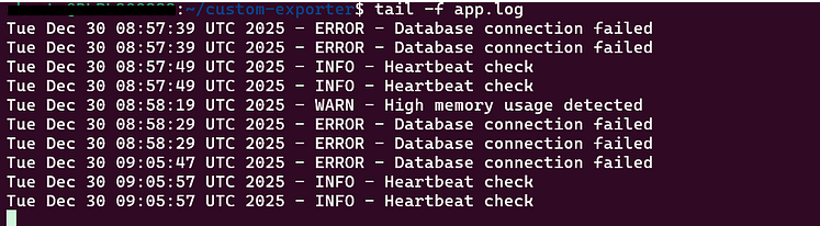 Turning Application Logs into Prometheus Metrics: Building a Custom Log Exporter using Python ...