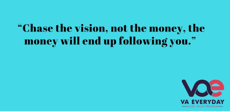 Everyone always remember the vision not compare with money. | by Sohan ...