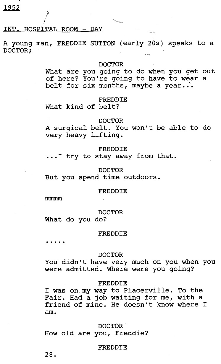 Page One: “The Master” (2012) - Go Into The Story