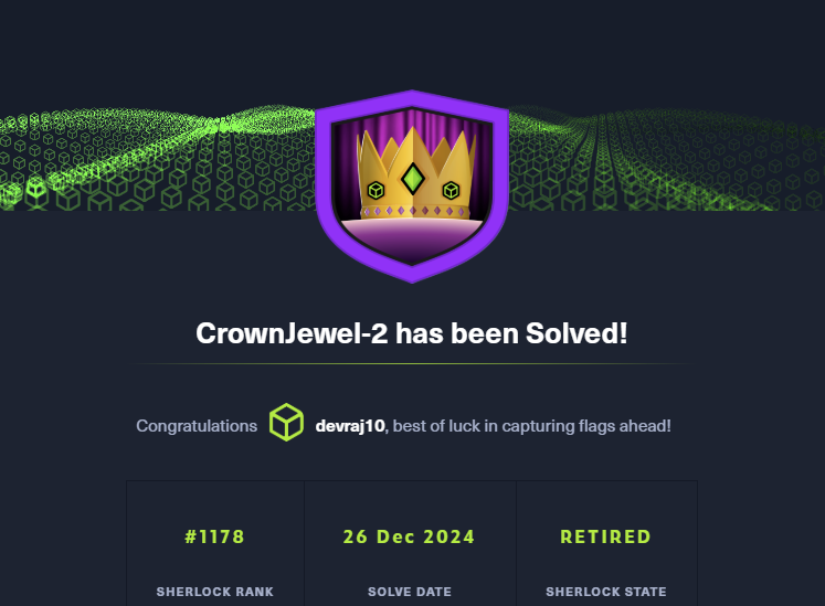 CrownJewel-2 — HackTheBox Walkthrough | by Devraj Khadka | Medium