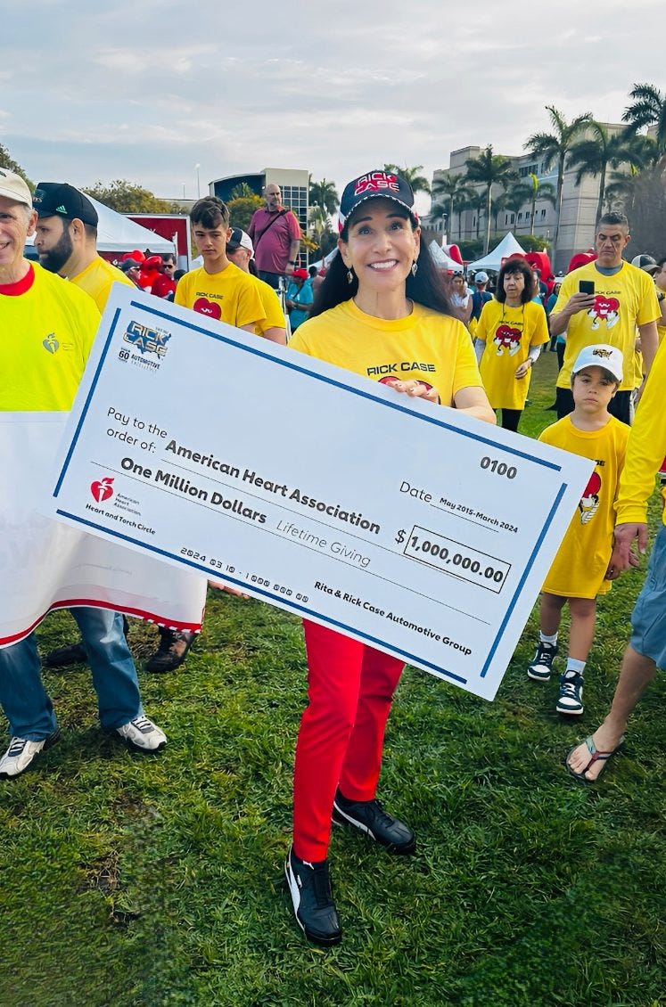 Heart of Gold: Rita Case Reaches Milestone Million-Dollar Mark in ...