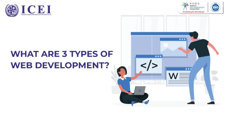 What are 3 types of web development? | by iceiindia | Apr, 2024 | Medium