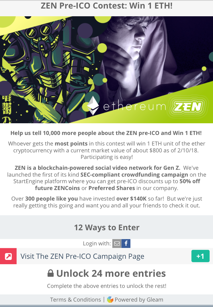 Win 1 ETH Contest. We just launched a really fun contest… | by Frank E ...