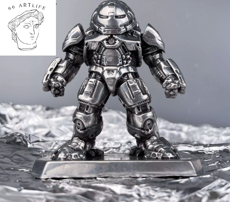 Iron Man Hulkbuster Chibi Metal Model Handmade — Artlife Store — 66 ...