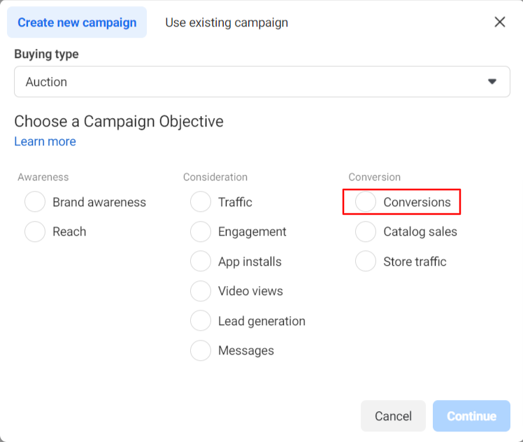 The Main Campaign Objectives. Conversion The main and one of the most ...