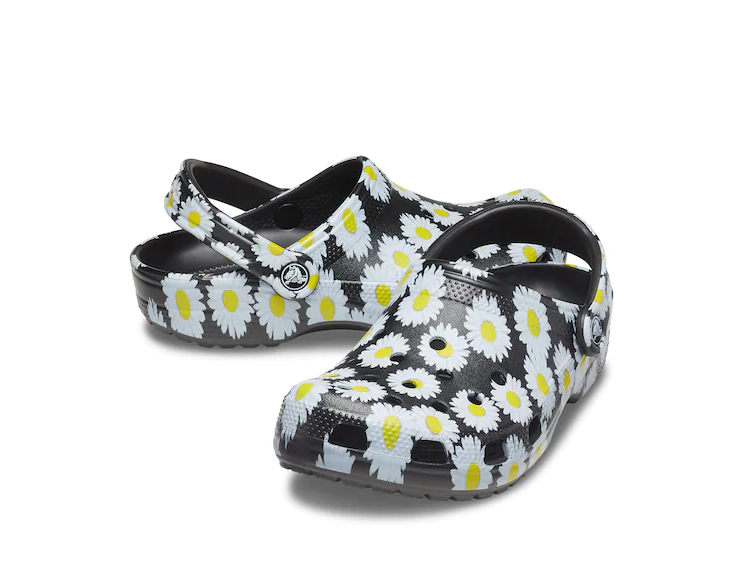 Crocs Classic Good Vibe, Chrysanthemum, Black Sole, Clog Shoes Click To ...
