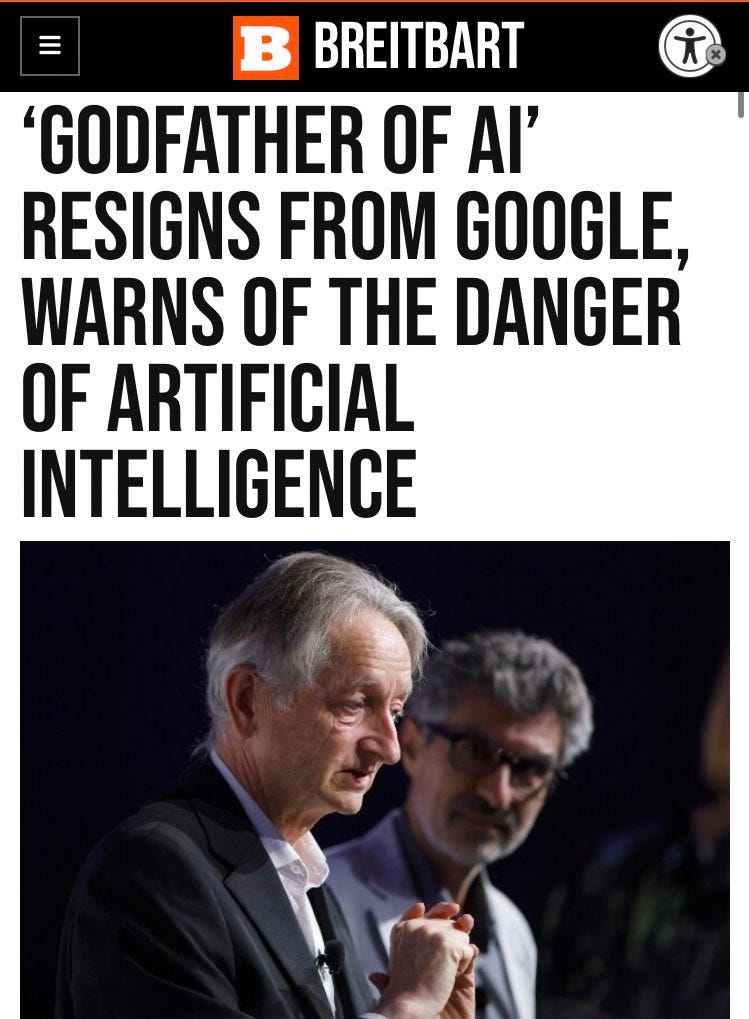 "Godfather of AI" resigns from Google, warns of the danger of Artificial Intelligence. | by The ...
