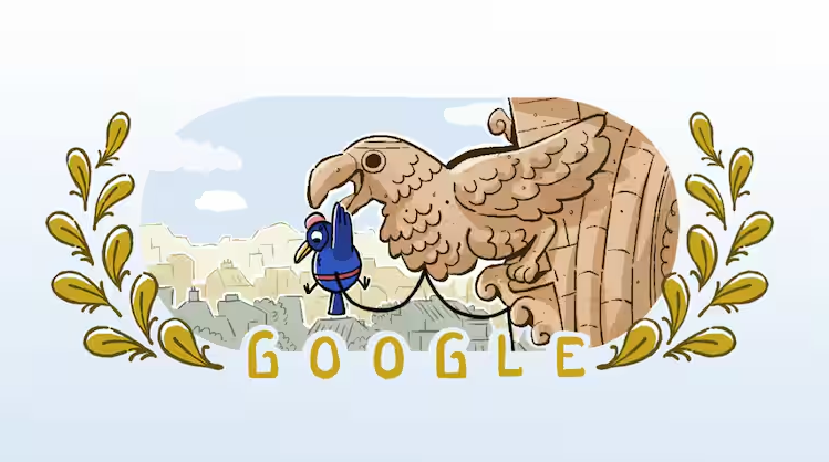Paris Games 2024: Google celebrates climbing with a thrilling doodle ...