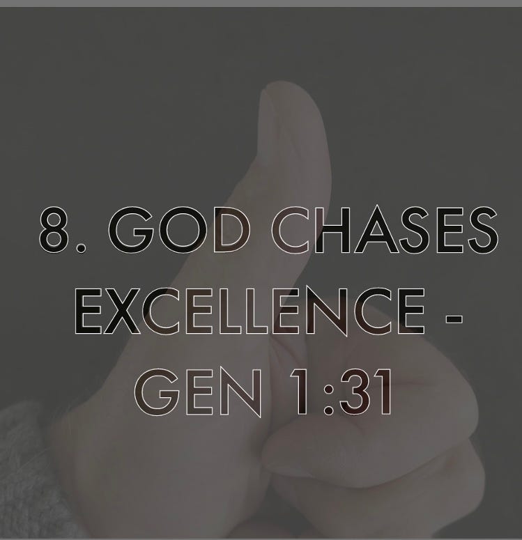 GOD CHASED EXCELLENCE. | by Eltaikun. | Medium
