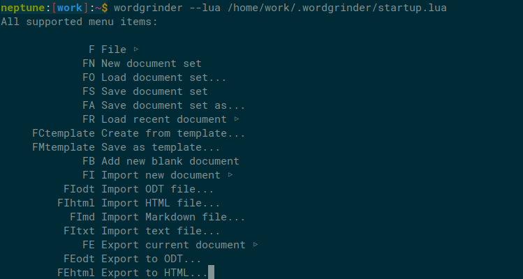 How to set global shortcuts in wordgrinder (UNIX) | by The Birth | Medium