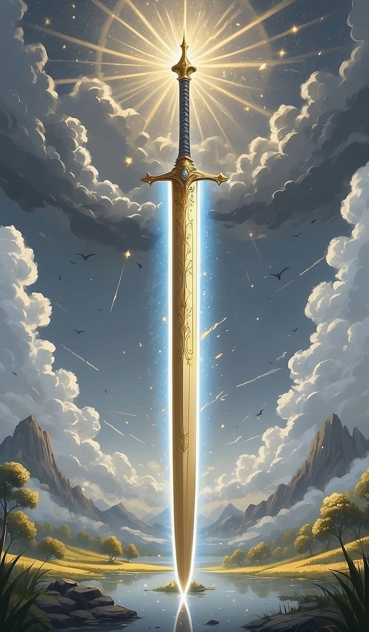 Green Man 37/ Sword of Light. Sword of Light, Universal Truth, and ...