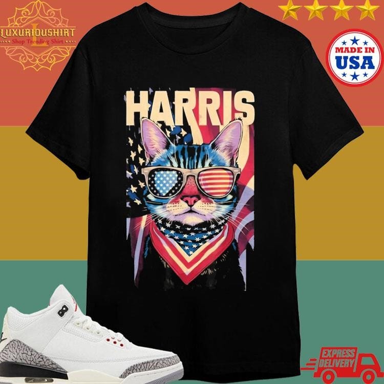 Official Kamala Harris Cat Lady Design President 2024 Shirt ...