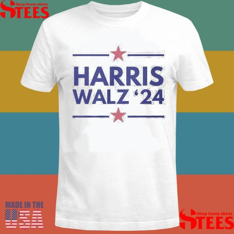 Official Harris Walz ’24 Shirt - steesstore - Medium