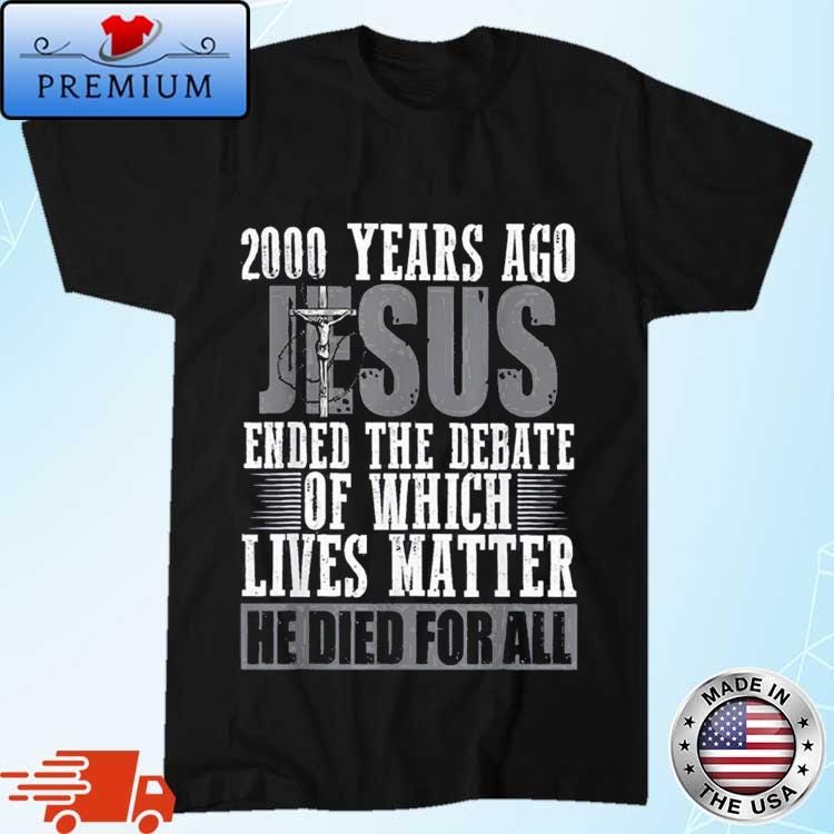 Official jesus 200 Years Ago Ended The Debate Of Which Lives Matter ...
