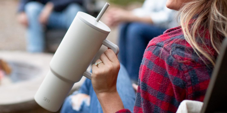 This $30 mug costs less than a Stanley mug but keeps drinks cold longer ...